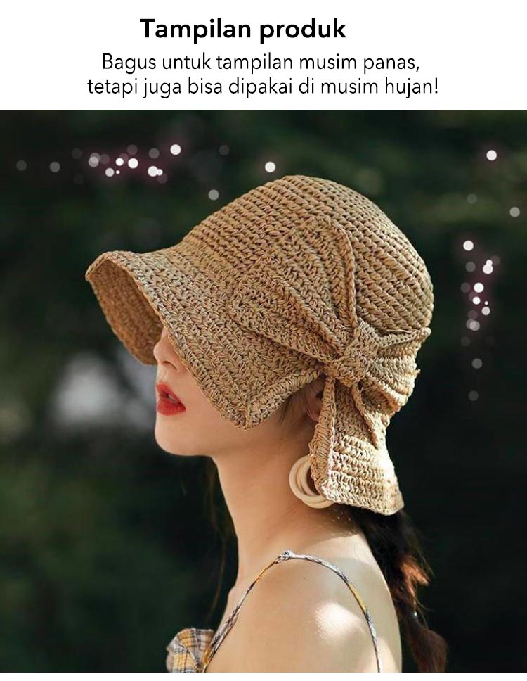 Topi Musim Panas Penuh dan Busur
